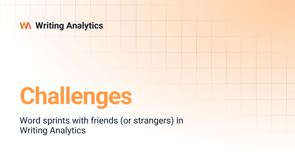 Challenges | Writing Analytics